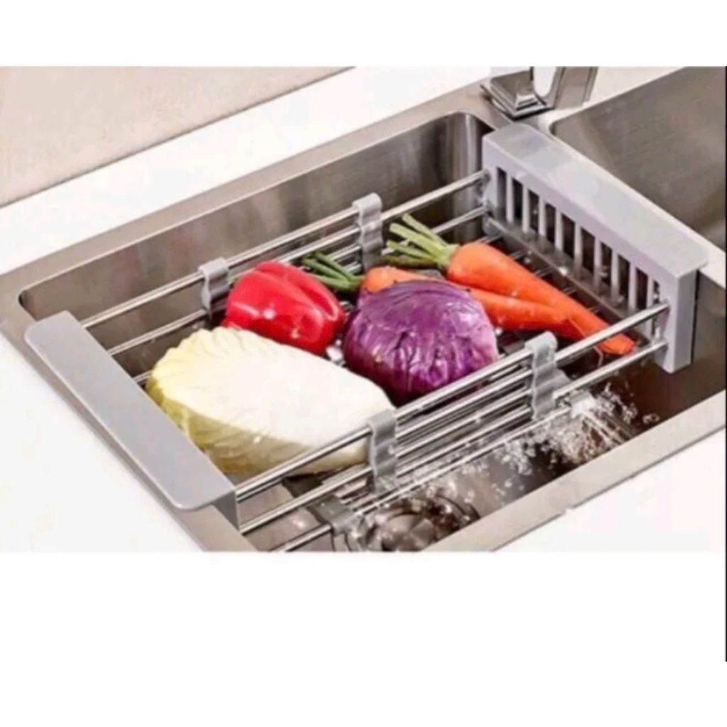 Sink Rack Basket, Multi-Purpose Stainless Steel Sink Rack Made of 304 ...