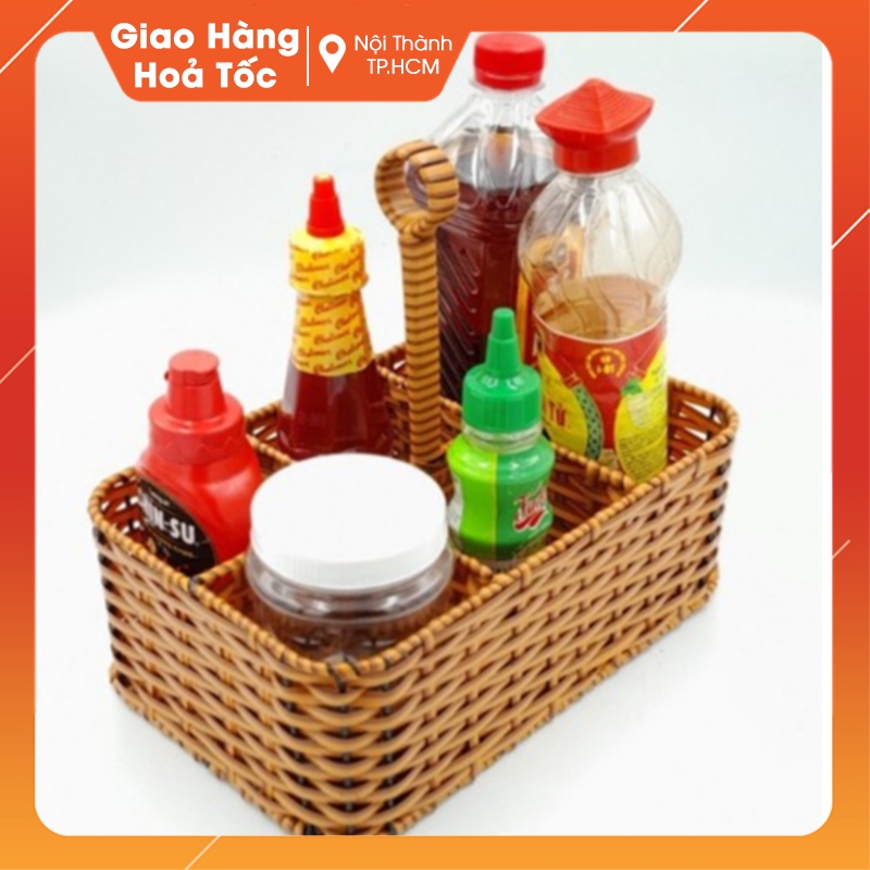 Rattan Cup Carrying 6 Compartments Plastic Rattan Cup Holder Coffee ...