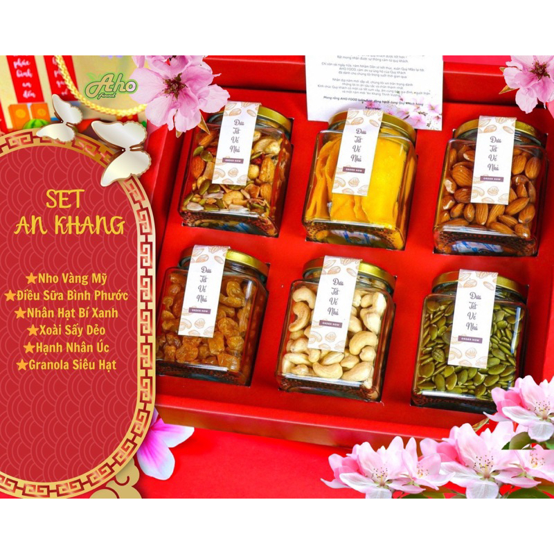 Gift Box CNY 2025- An Khang Aho Food clay, set of luxurious and ...