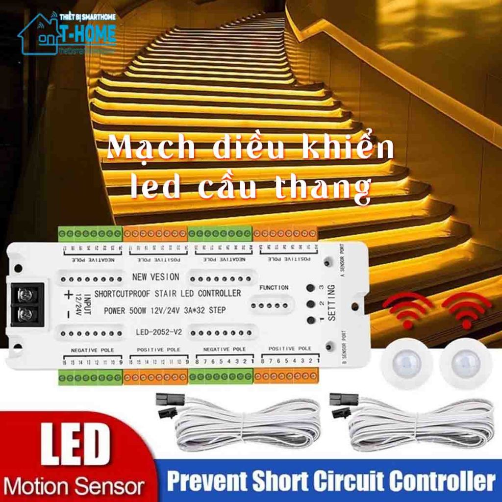Smart stair light controller, foot step sensor, touch stair light using ...