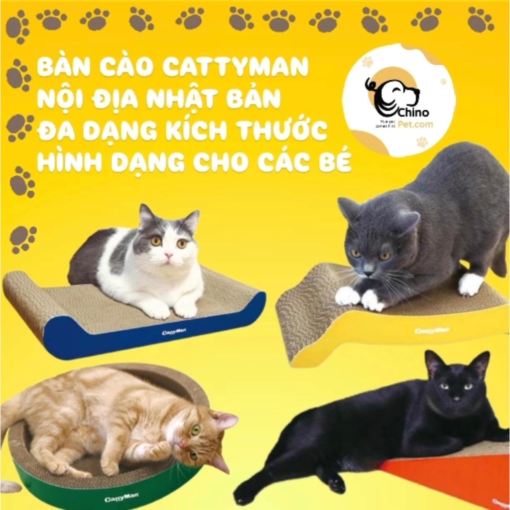 Scratch Pieceg for Cattyman cats in many sizes and shapes to relieve ...
