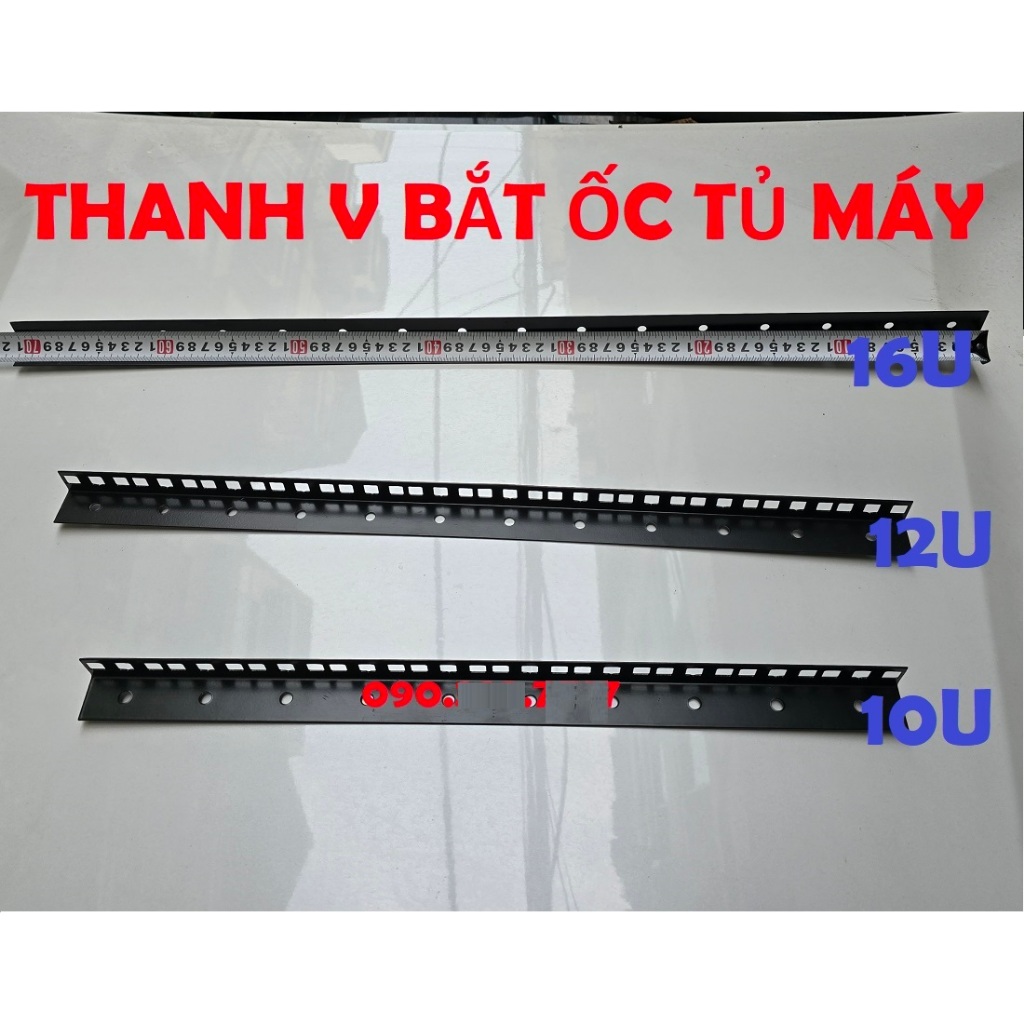 01 V-shaped bar with holes for audio cabinet equipment (no screws ...