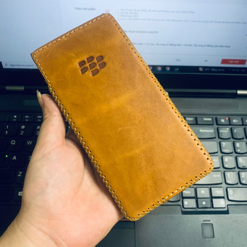 Blackberry key2/k2 hand-stitched leather phone case | Shopee Malaysia