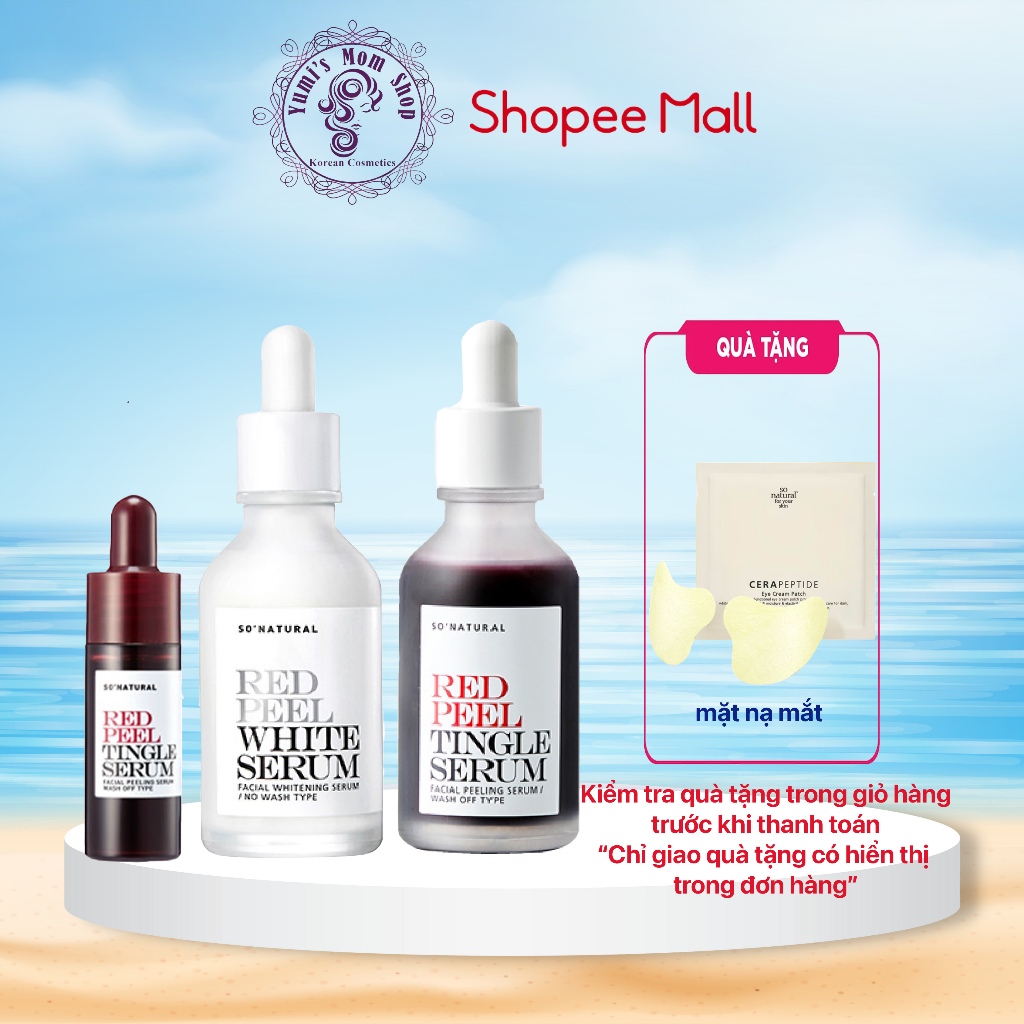 So Natural Red Peel Tingle Serum biological skin regeneration peeling ...