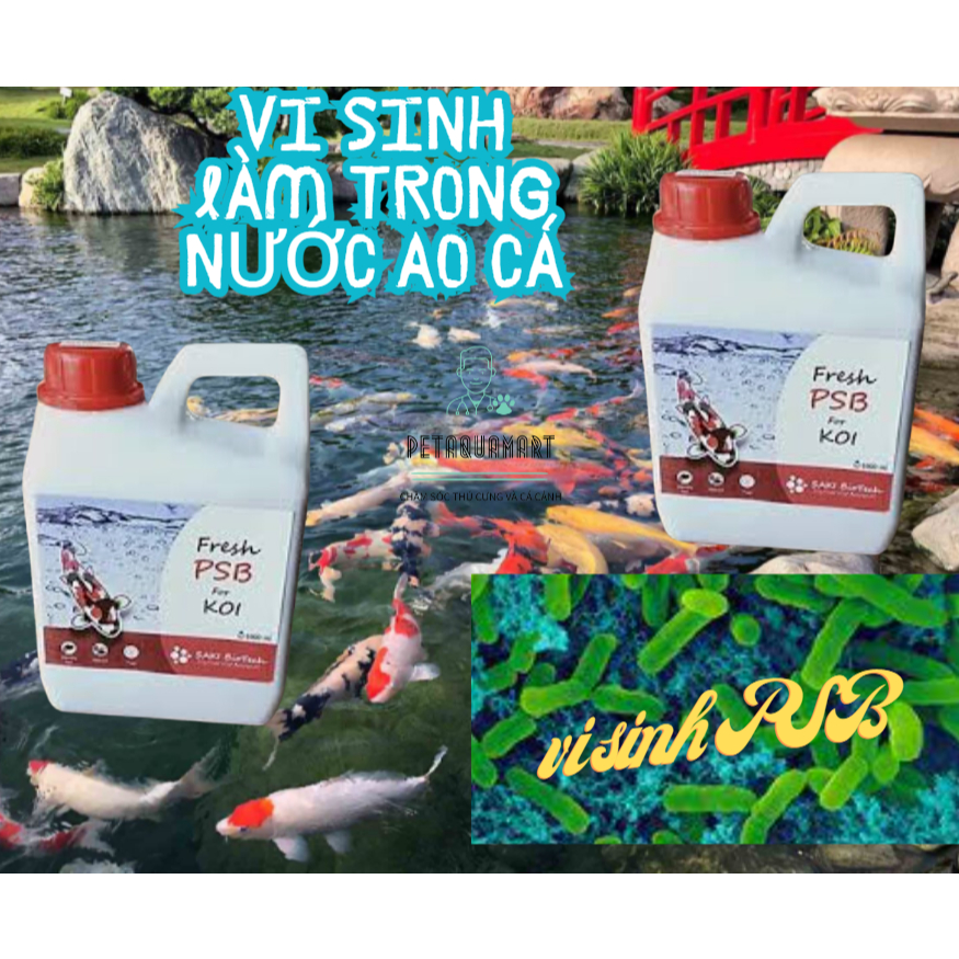 Psb fresh microorganisms used for outdoor fish tanks and Saki Biotech ...