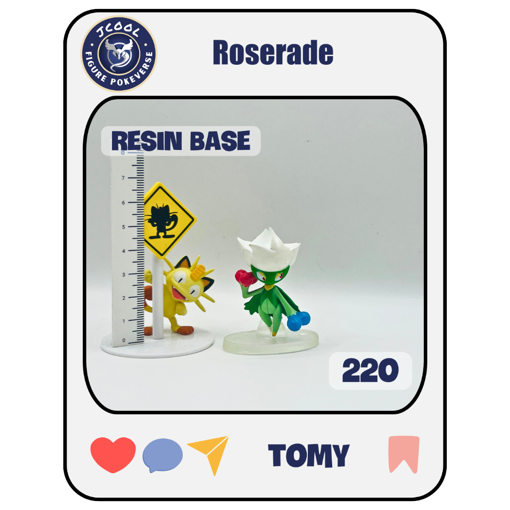 Roserade - Gen 4 Sinnoh region - Genuine Pokemon model TAKARA TOMY ...