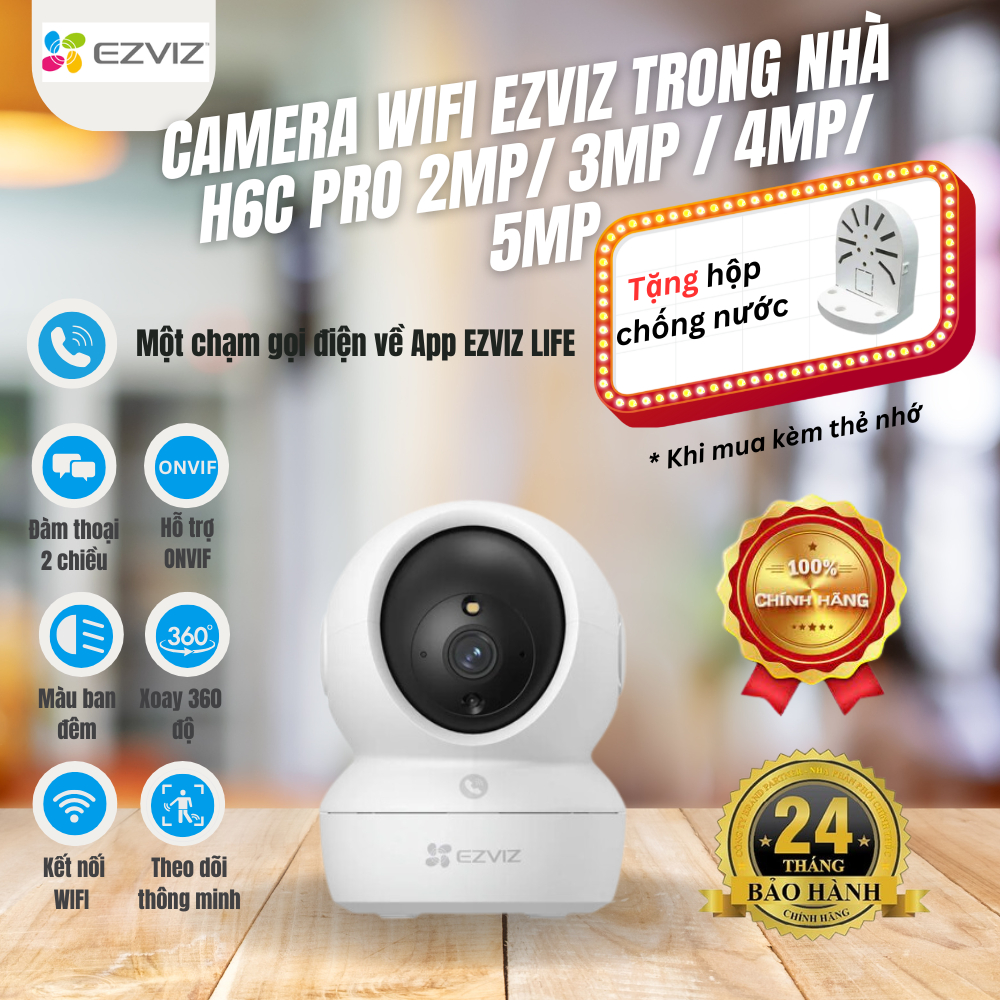 Ezviz H6C PRO Indoor WIFI Camera 2MP/ 3MP/ 4MP/ 5MP Indoor Night Color ...