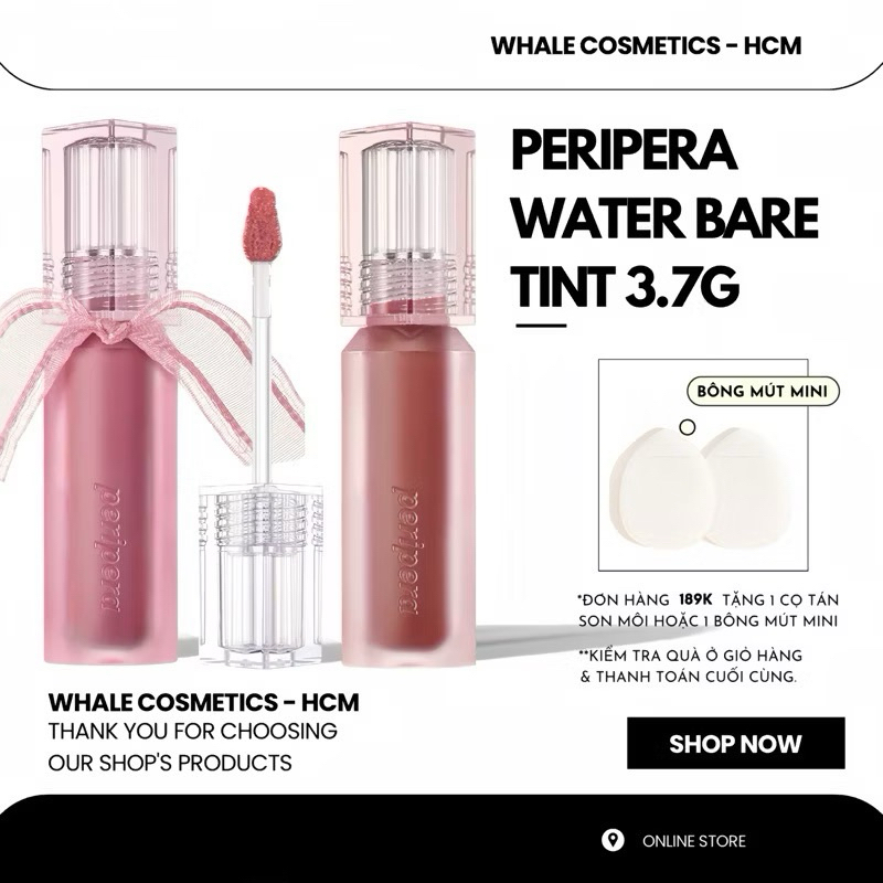 (Colors 1-11) Peripera Water Bare Tint (3.7g) | Shopee Malaysia