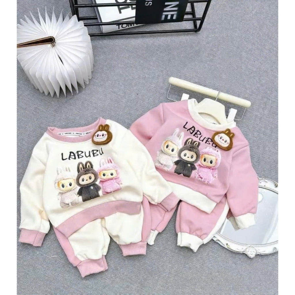 CUTE PINK GIRLS LABUBU SET FOR BABY 8-18KG | Shopee Malaysia
