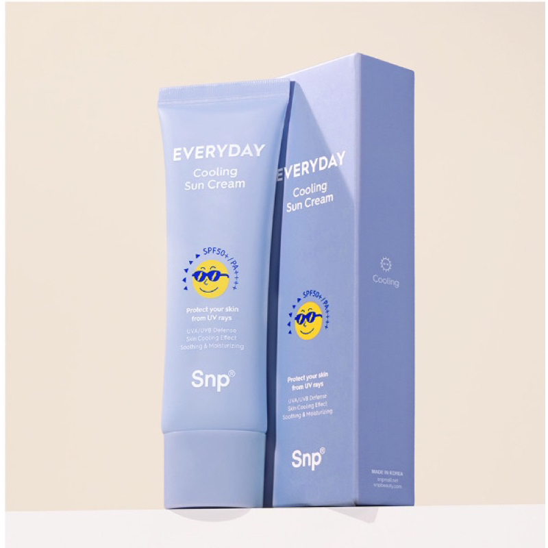 Snp EVERYDAY COOLING SUN CREAM - Cool, COOLING sunscreen SPF50+/PA ...