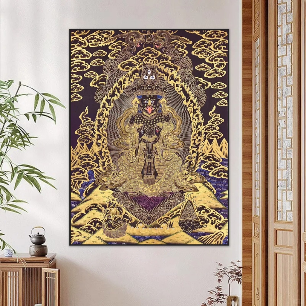 Zakiram Goddess of Wealth painting is a blessing for health, peace and ...