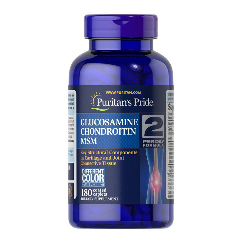 Puritan's Pride Triple Strength Glucosamine Chondroitin MSM 180 tablets ...