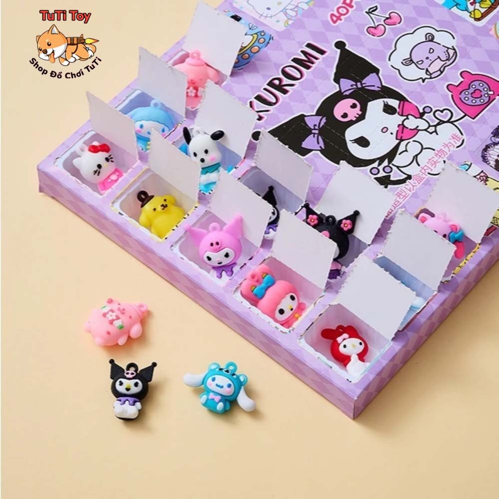 Secret Gift Box of 40 Cute CHIBI Characters for Children. (Random ...