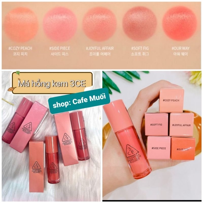 3ce Sheer Liquid Blusher new model | Shopee Malaysia