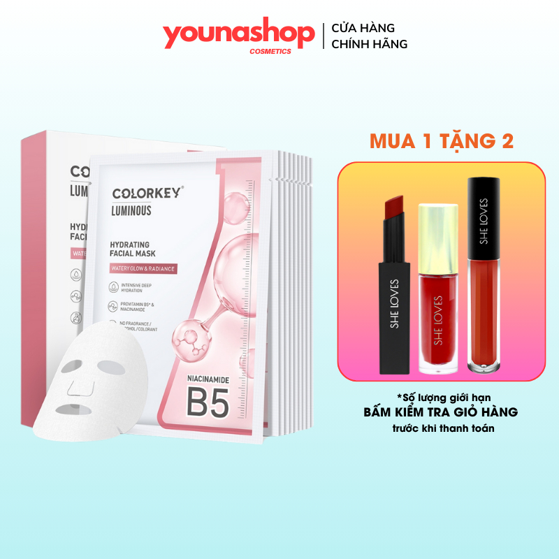 Colorkey LUMINOUS Vitamin B5 Recovery Paper Mask 25ml/piece | Shopee ...