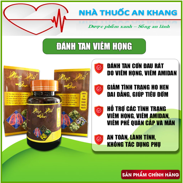 Phuc Phe Dan - helps reduce phlegm, cough, shortness of breath, helps ...