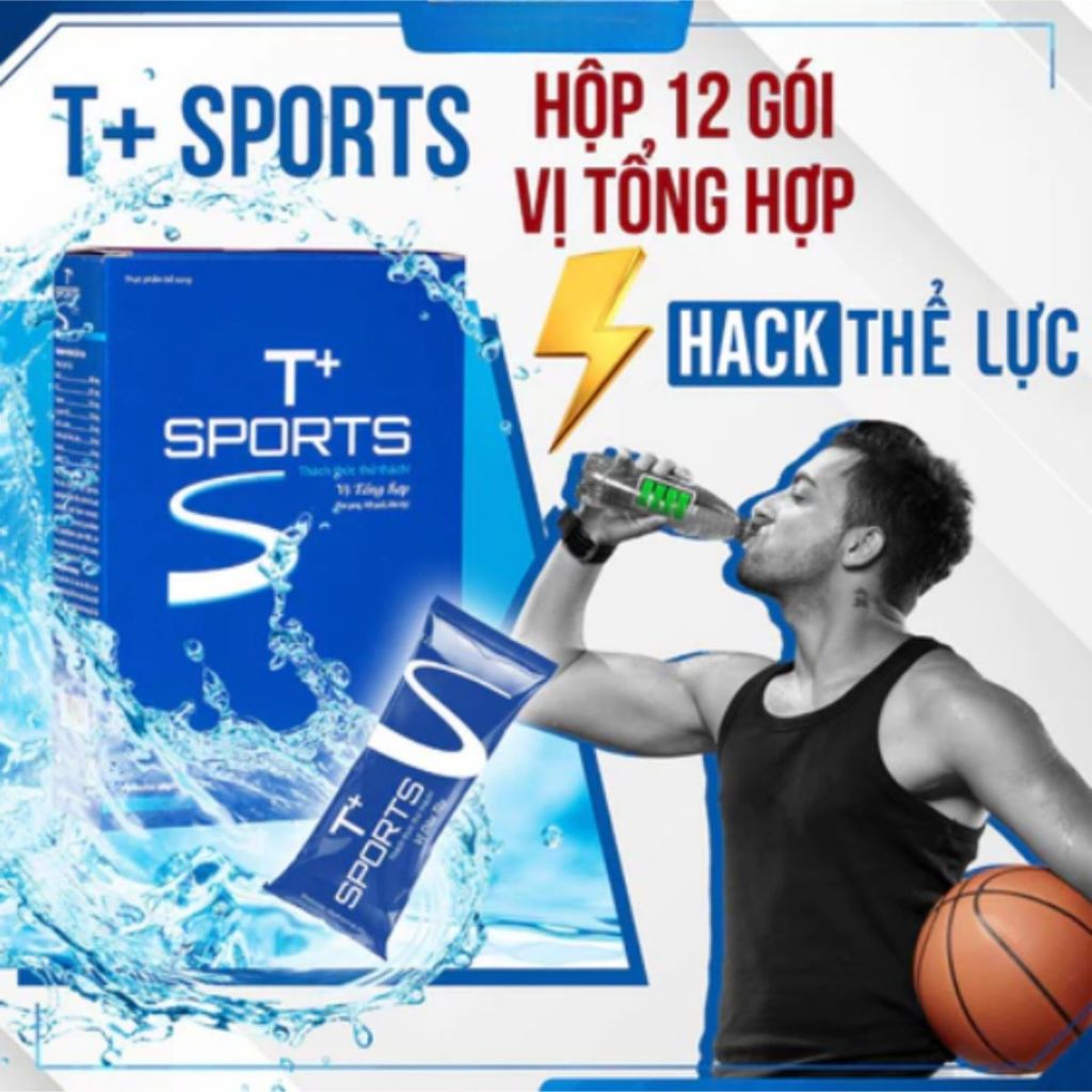 T+sports Box of 12 packs of T+S energy supplement Sports drink to ...
