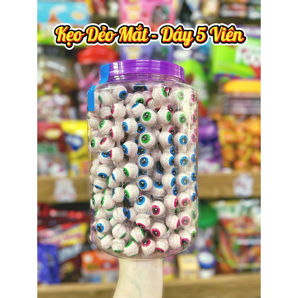 Eye Gummy Candy - String of 6 Halloween Version for Kids-Haloween for ...