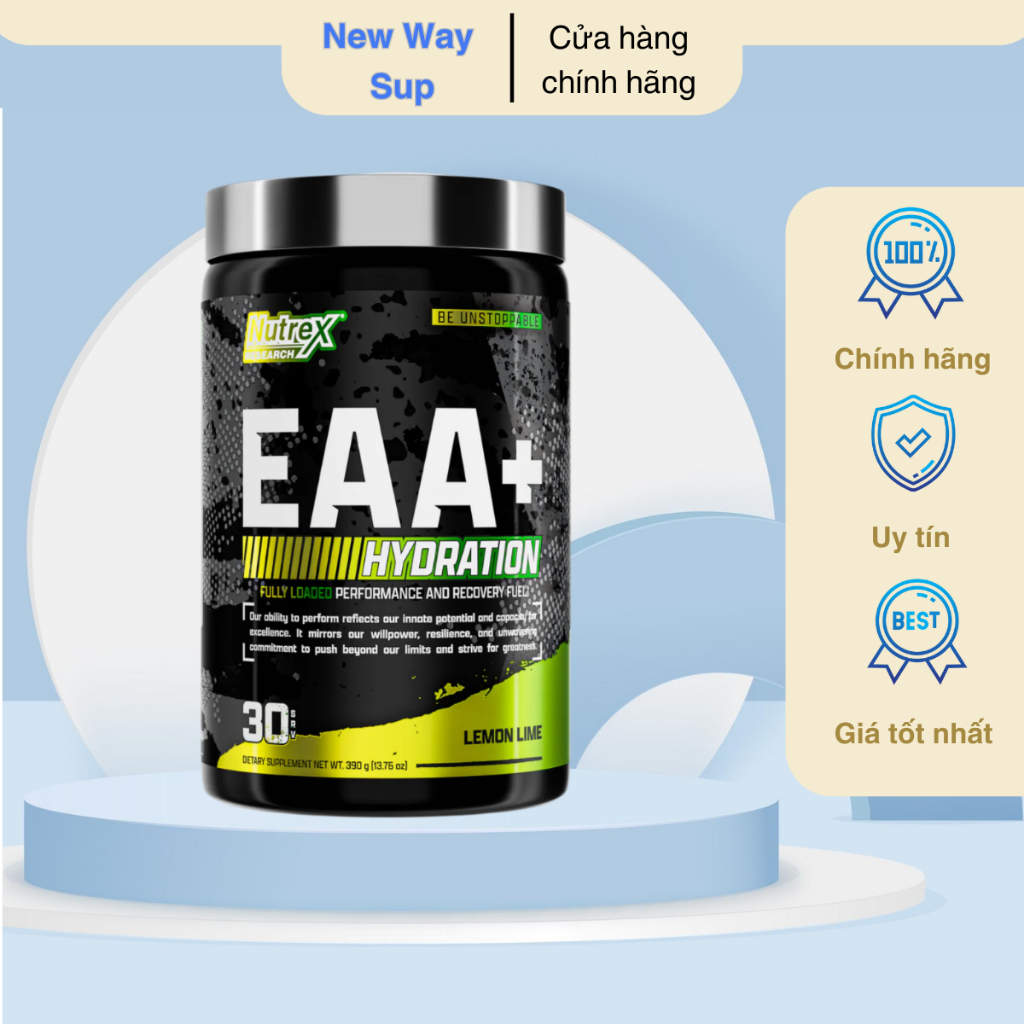 Nutrex EAA + Hydration enhances Protein synthesis and muscle recovery box (30 Servings) | Shopee ...