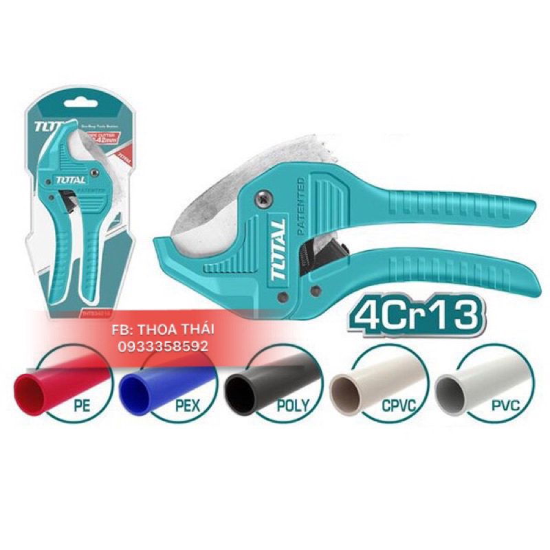 Pvc PIPE CUTTER 193mm TOTAL (THT534216) | Shopee Malaysia