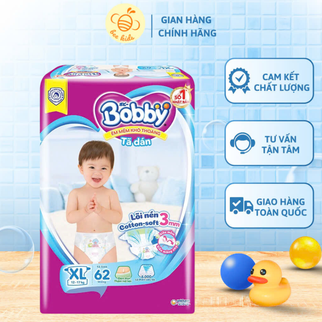 Diapers - Genuine Bobby Diapers, Smart Design, Absorbs Fast, Does Not ...