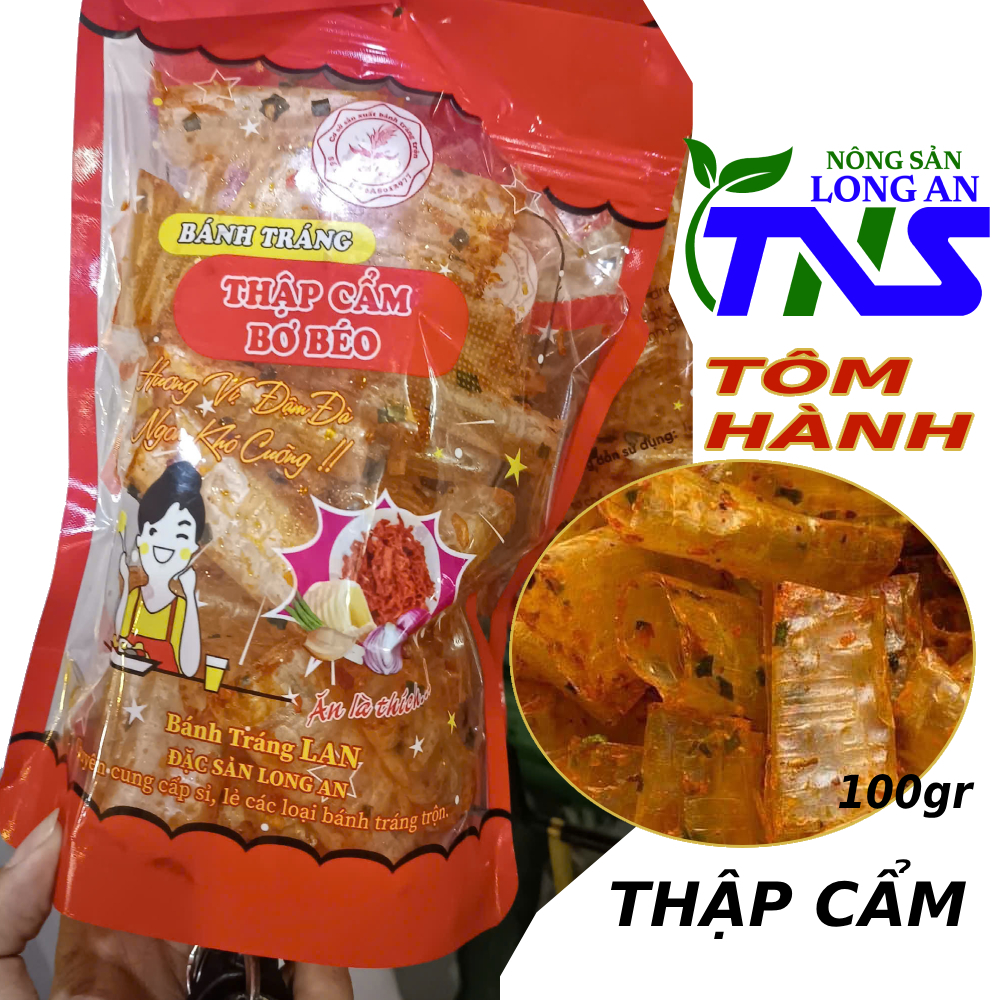 Ward 2 Long An rice paper (orchid rice paper) - Mixed flavor (shrimp ...