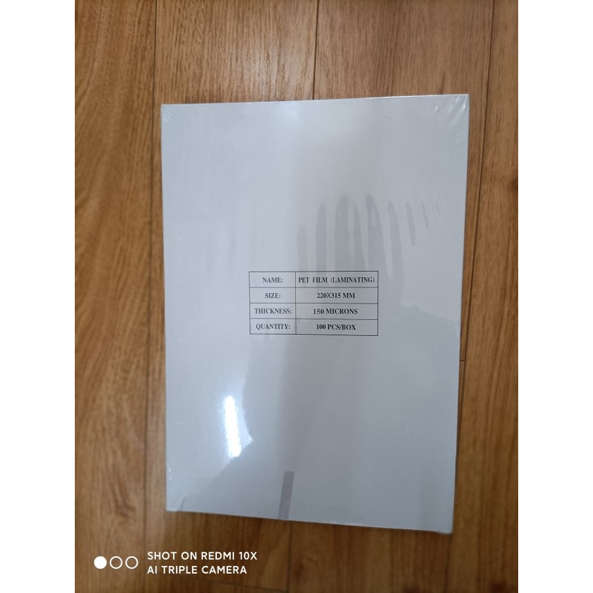 Plastic PRESSURE FILM 150 MIC A4 / PLASTIC PRESSURE 100 SHEETS/BOX ...