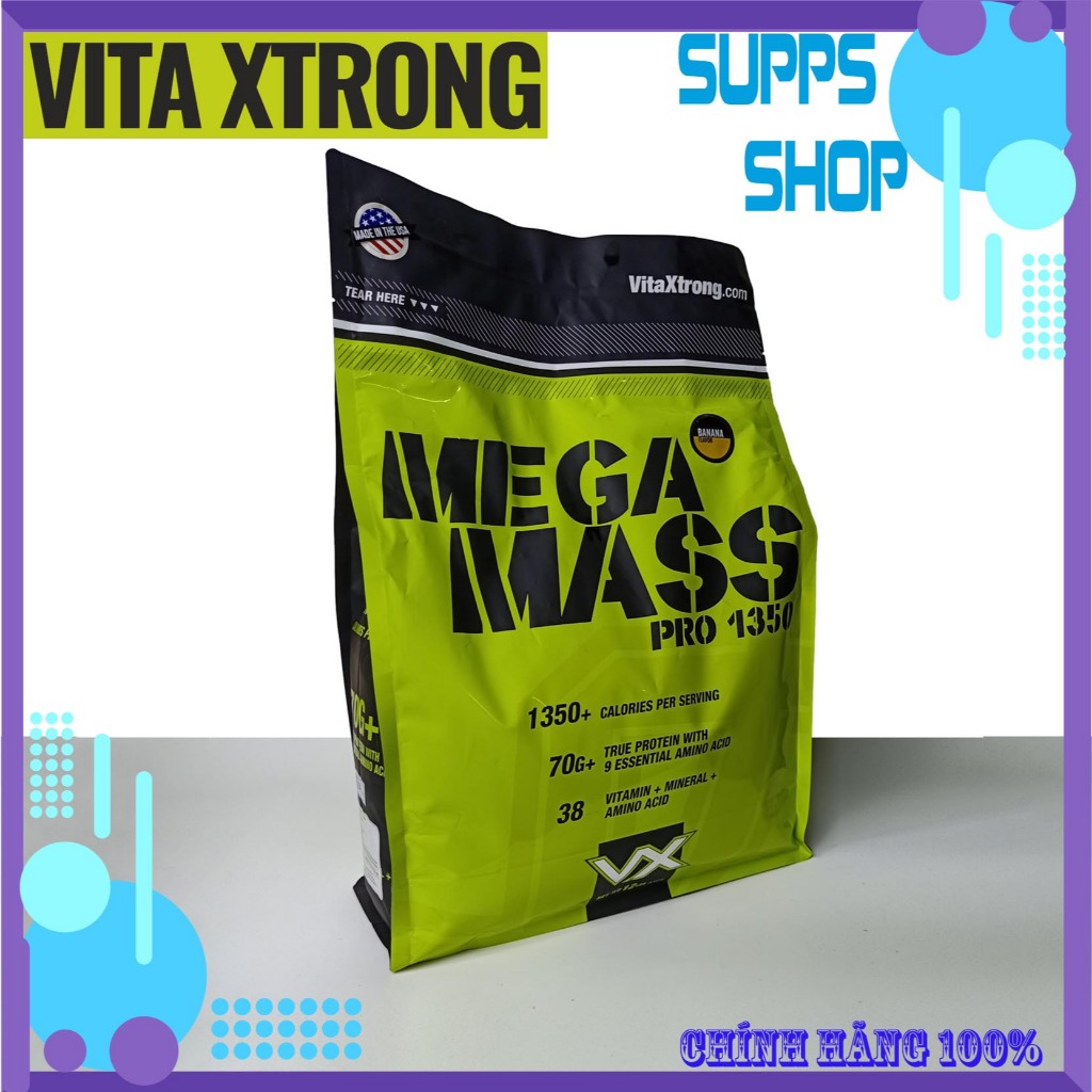 Mega mass VitaXtrong milk 12lbs - Weight gain, weight gain, vitamin and ...
