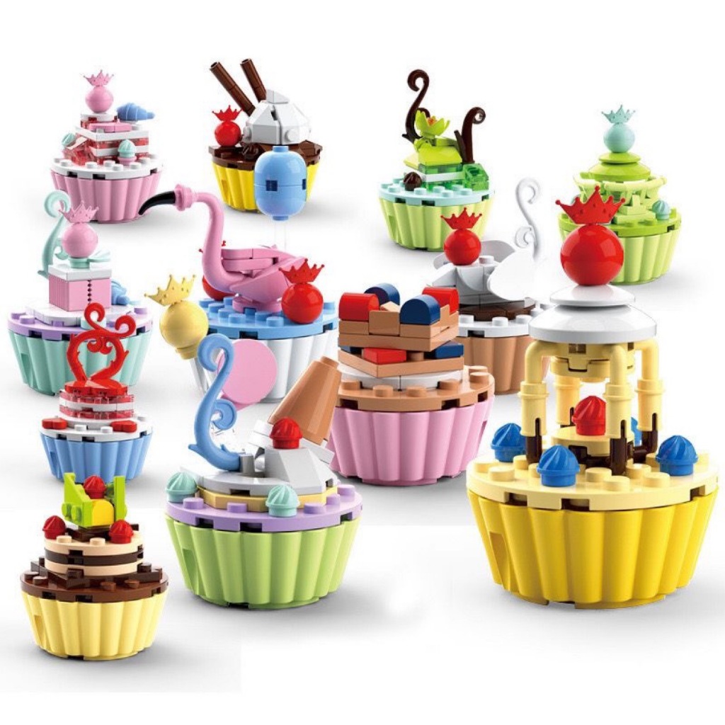 Blind bags, large blind bags, blind bags assembled with 12 cake designs ...