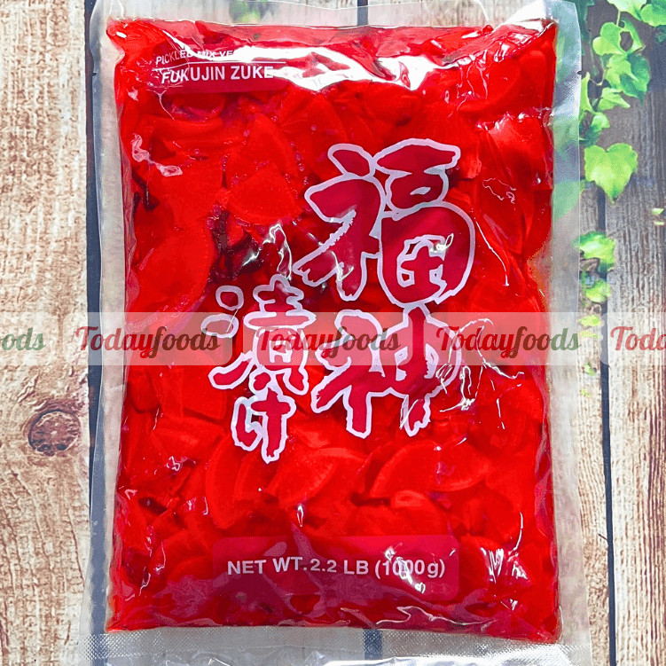 Fukujin ZUKE Soaked Vegetables served with Japanese curryPiece 1KG pack ...