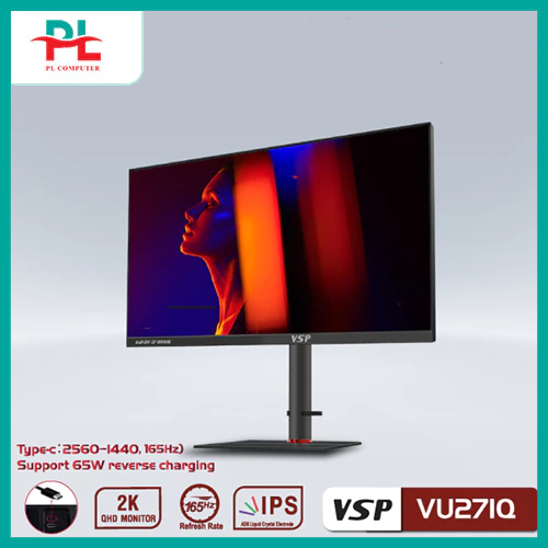 Vsp VU271Q Monitor 27 Inch IPS 165Hz USB-C - Genuine Product | Shopee ...