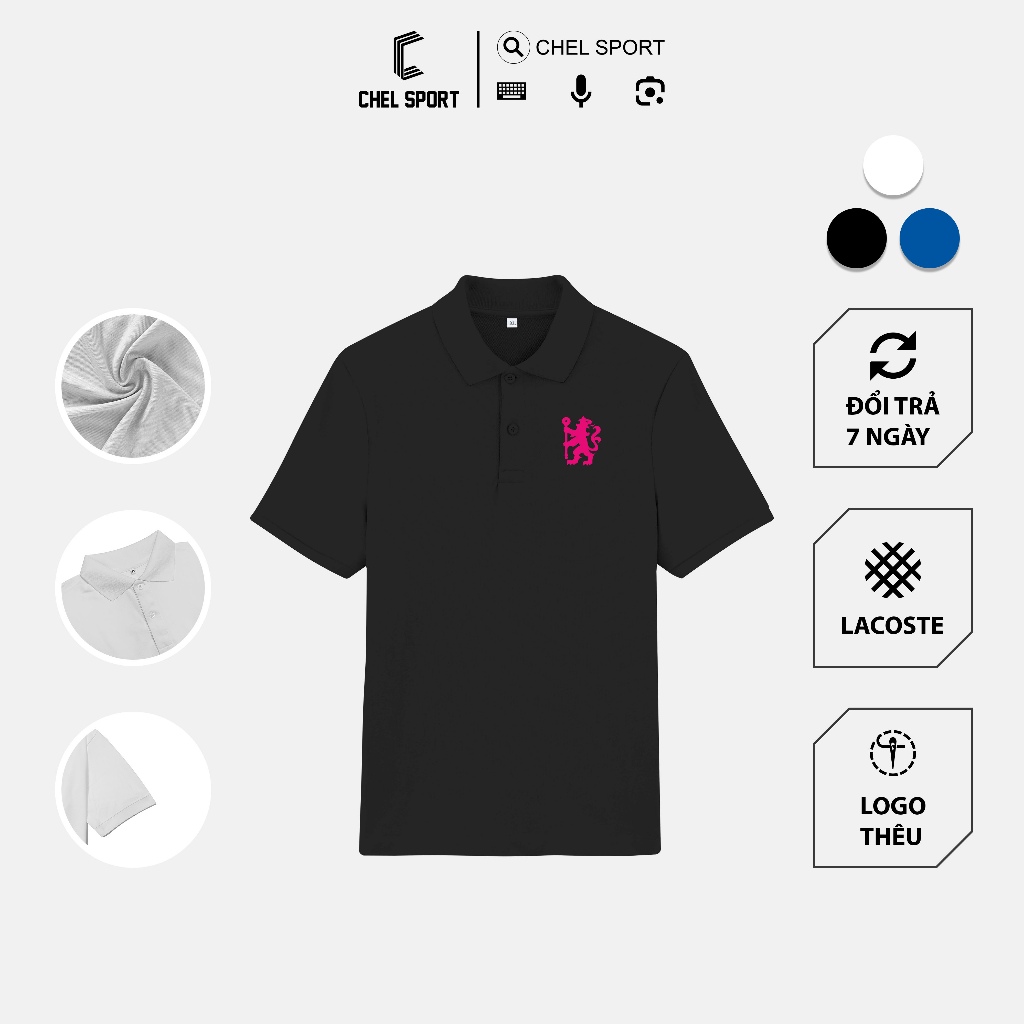 Chelsea Lion 2025 embroidered logo polo shirt [REAL PHOTO] | Shopee ...