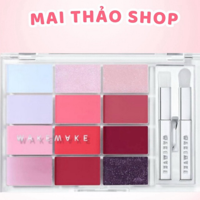 Wakemake Soft Coloring Lip Palette 12g | Shopee Malaysia
