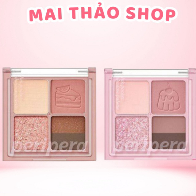 [01-06] Peripera Ink Pocket Shadow Palette 4-pan Eyeshadow (6.4g ...
