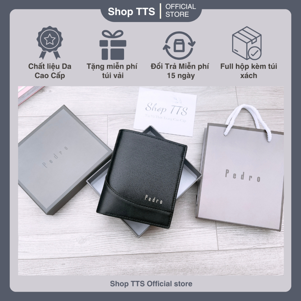 Pedro Men's Leather Vertical Full Box with Paper Bag | Shopee Malaysia