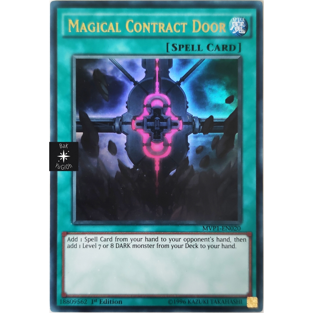 YU-GI-OH! [Original Card] Magical Contract Door |En+jp| Ultra Rare ...