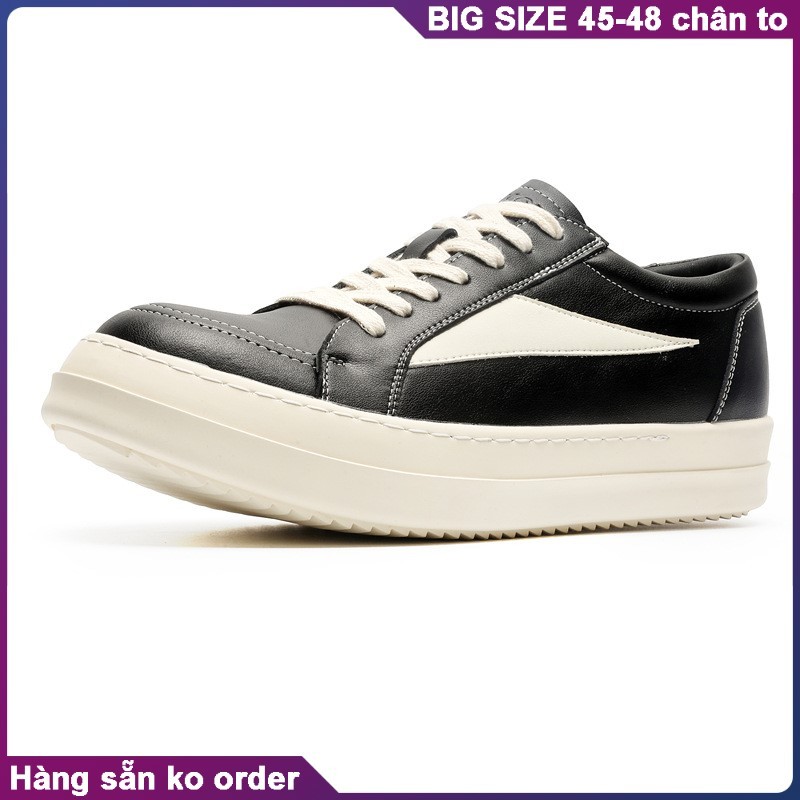 Genuine leather sneakers, large size sneakers 45 46 47 48 for tall men ...