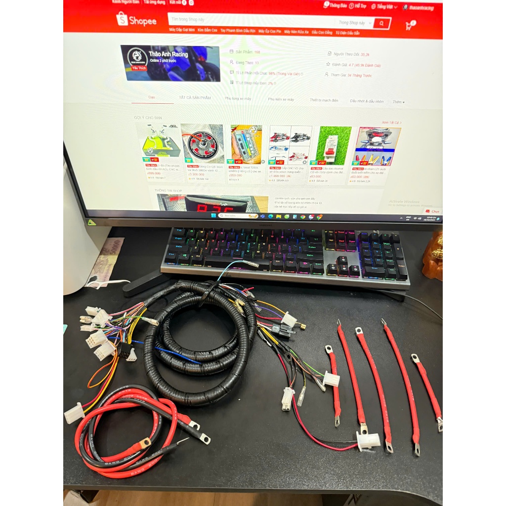 Pre-pressed AWG 8-10 wire connecting high-discharge fireproof electric ...