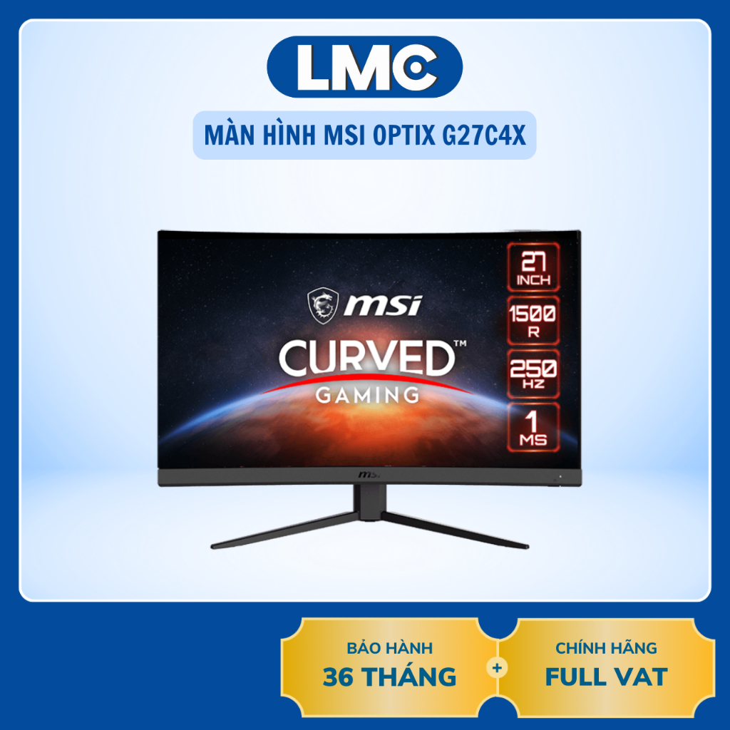 Msi OPTIX G27C4X Monitor (27 INCH/FHD/VA/250HZ/1MS/CONG) | Shopee Malaysia