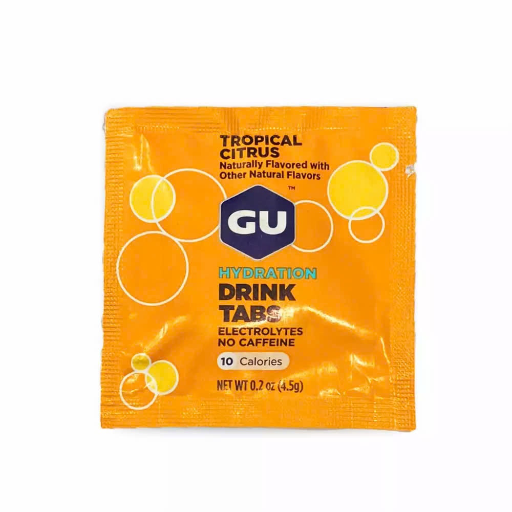 Gu Hydration Drink Tabs soluble electrolyte supplement effervescent ...