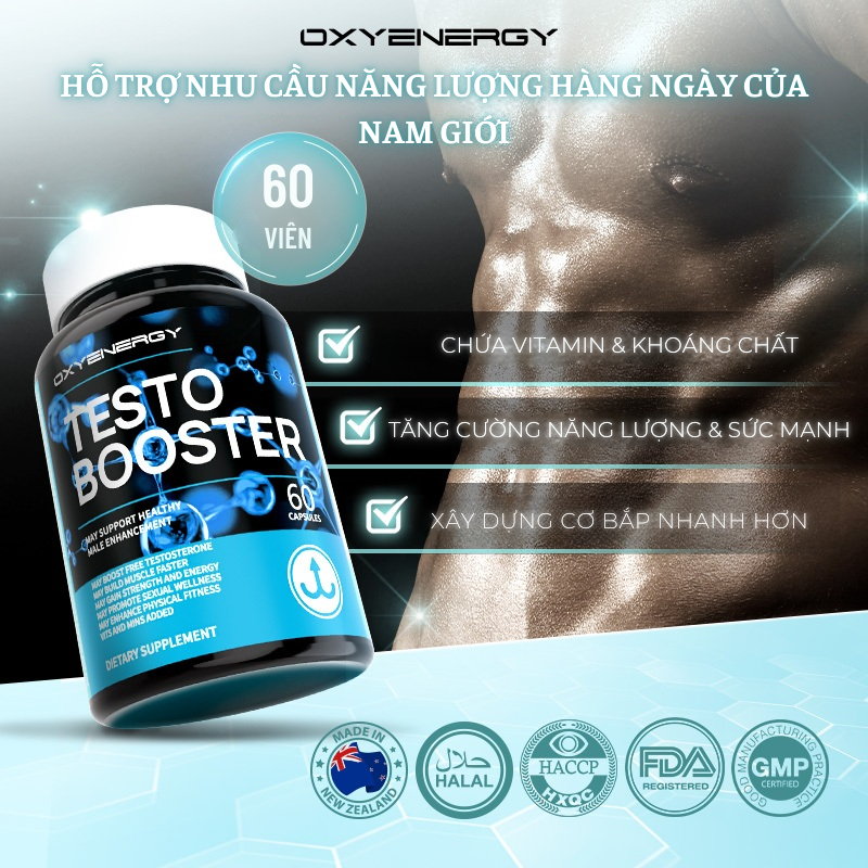 Oxyenergy Testo Booster pills help increase testosterone and increase ...