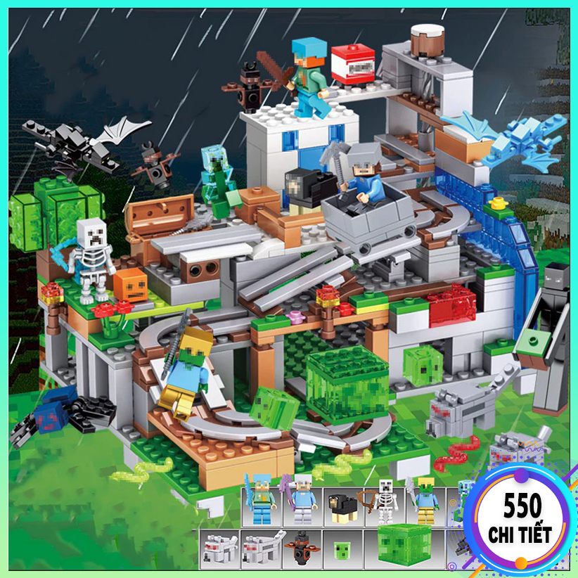 [550 Details] Minecraft assembly toy set - WILD Mine, Minecraft ...