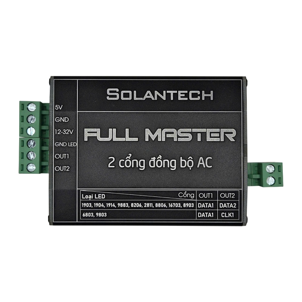 Full Master circuit with 2 AC sync ports, led circuit, full led circuit ...
