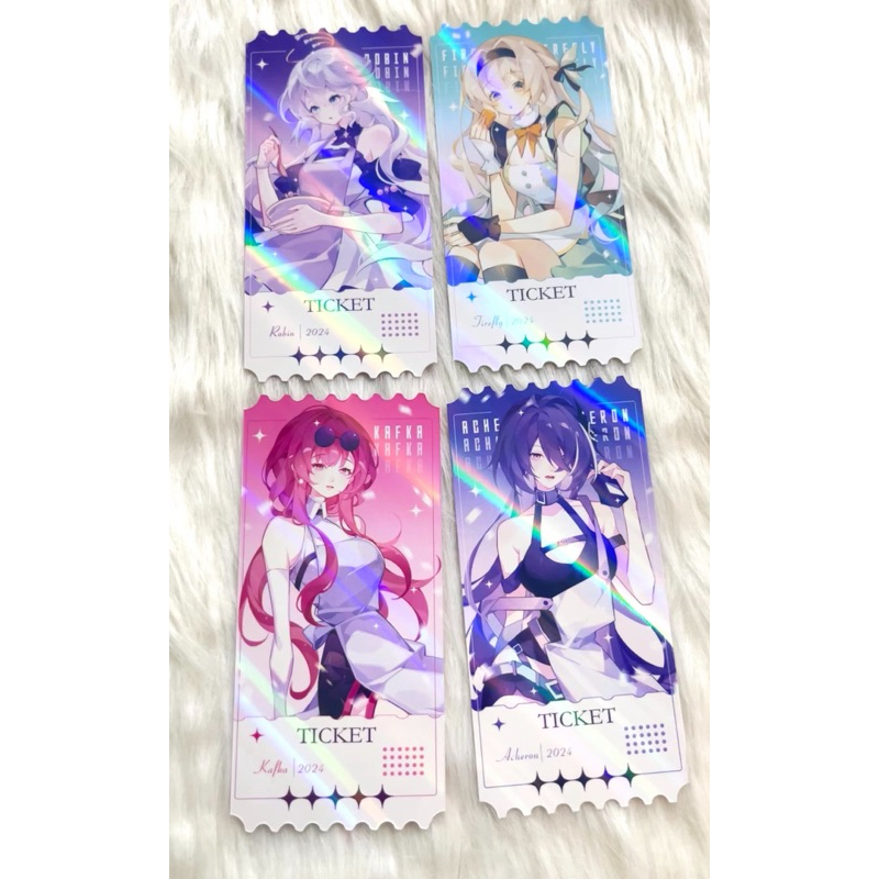 Honkai STAR RAIL SAW TEETH TICKET - Kafka Acheron Firely Robin | Shopee ...