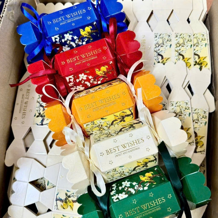 Set of 5 Cute Bow Candy Boxes Wedding Gift Boxes Decorative Gift ...