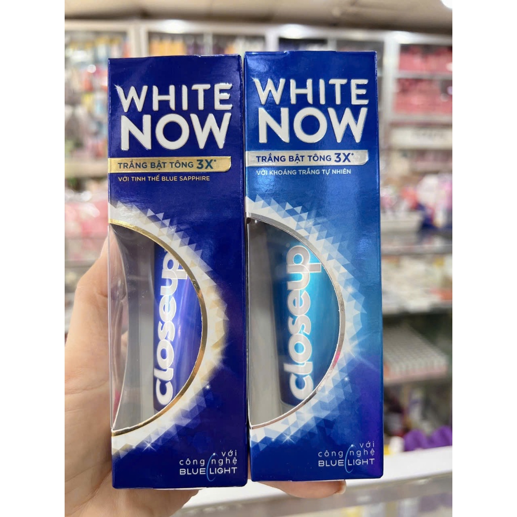 Closeup White Now Toothpaste - INSTANT 3X Brightening White with Blue ...