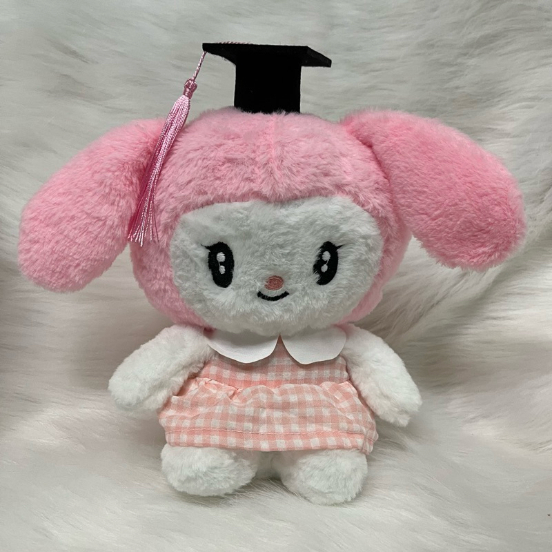 (READY - Free CARD - LIGHT) kuromi my melody graduation teddy bear ...