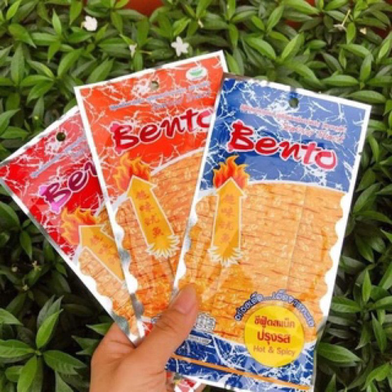 Bento Squid 13 Packs of All Flavors, Thai Bento Squid, Super Spicy ...