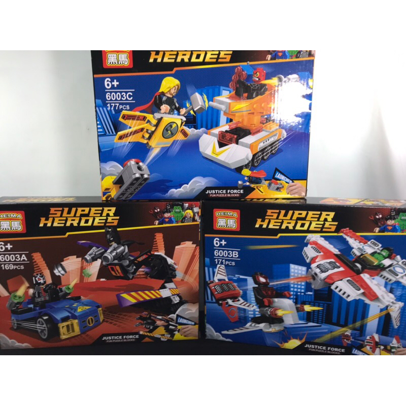 Superhero SuperHero Fighting Villains Assembly Toy | Shopee Malaysia