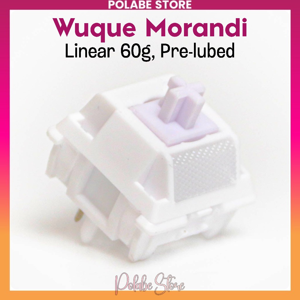 WS Morandi linear mechanical keyboard switch Wuque Studio switch Polabe Store | Shopee Malaysia